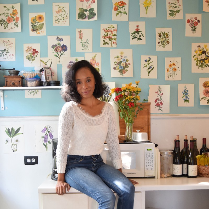 Дом художника Ронни Николь Робинсон в Филадельфии, наполненный светом